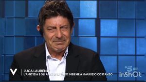 Luca Laurenti piange per Maurizio Costanzo: il video delle lacrime è virale