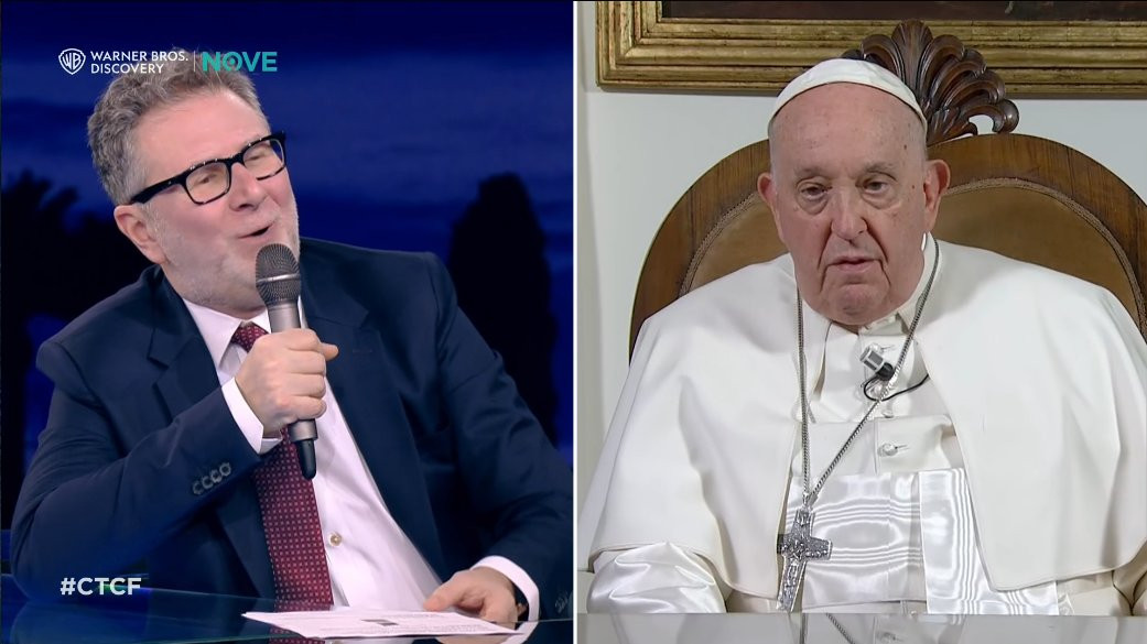Papa Francesco da Fazio scatena il web: "Pregate a favore, non contro, grazie!" • IMTV
