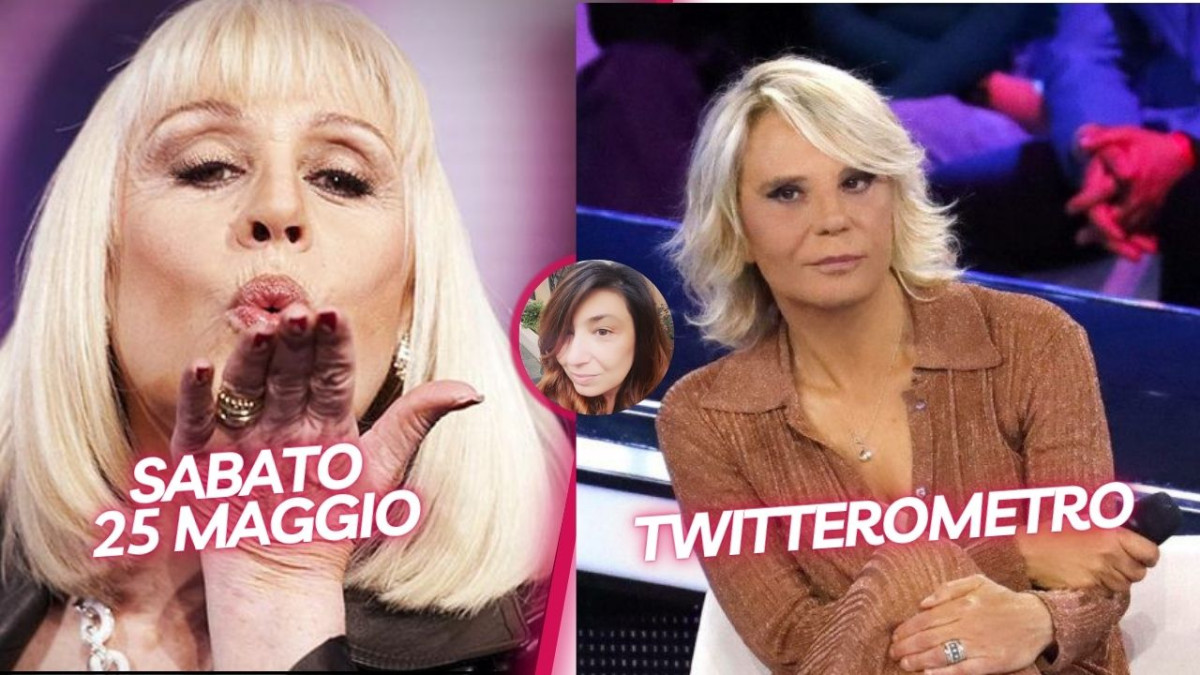 Ascolti tv 25 maggio: sfida tra regine, solo la Carrà batte Maria • IMTV
