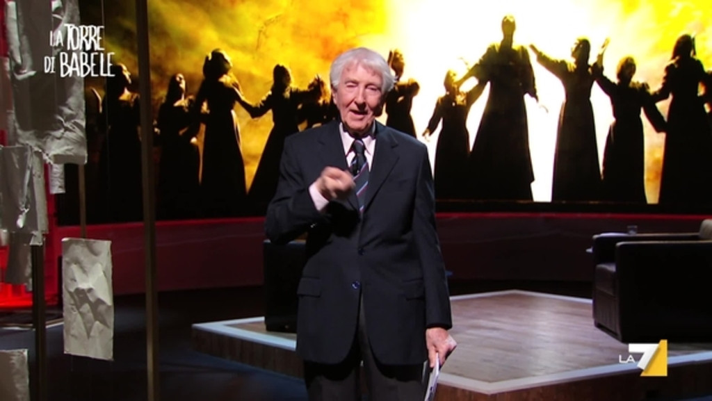 La Torre di Babele, Corrado Augias stasera 31 luglio con "Serve ancora la democrazia?" • IMTV
